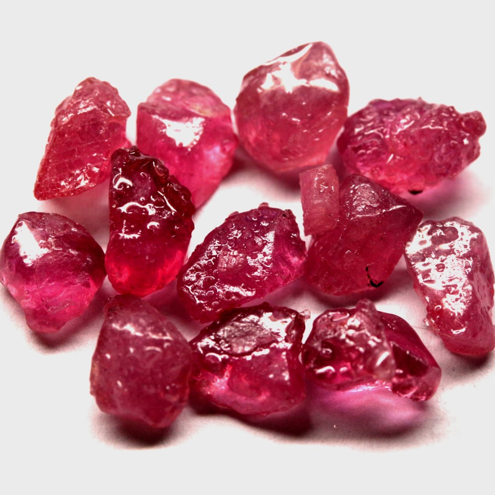 タンザニア産 Natural Ruby 裸石 標本 鉱物 宝石 コランダム jewelry Winza,Tanzania