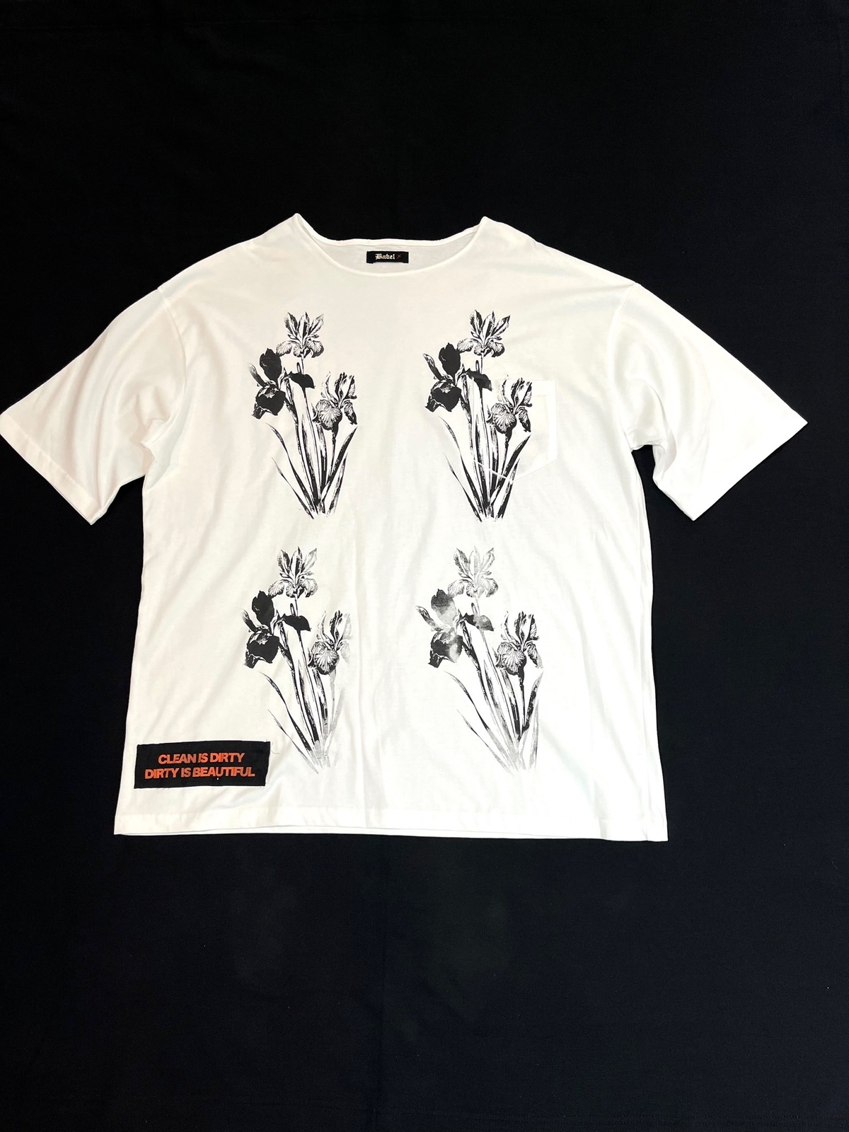 【BABEL】アートプリント＆コットンパッチ ビッグシルエットTee（XL） | BabelWards