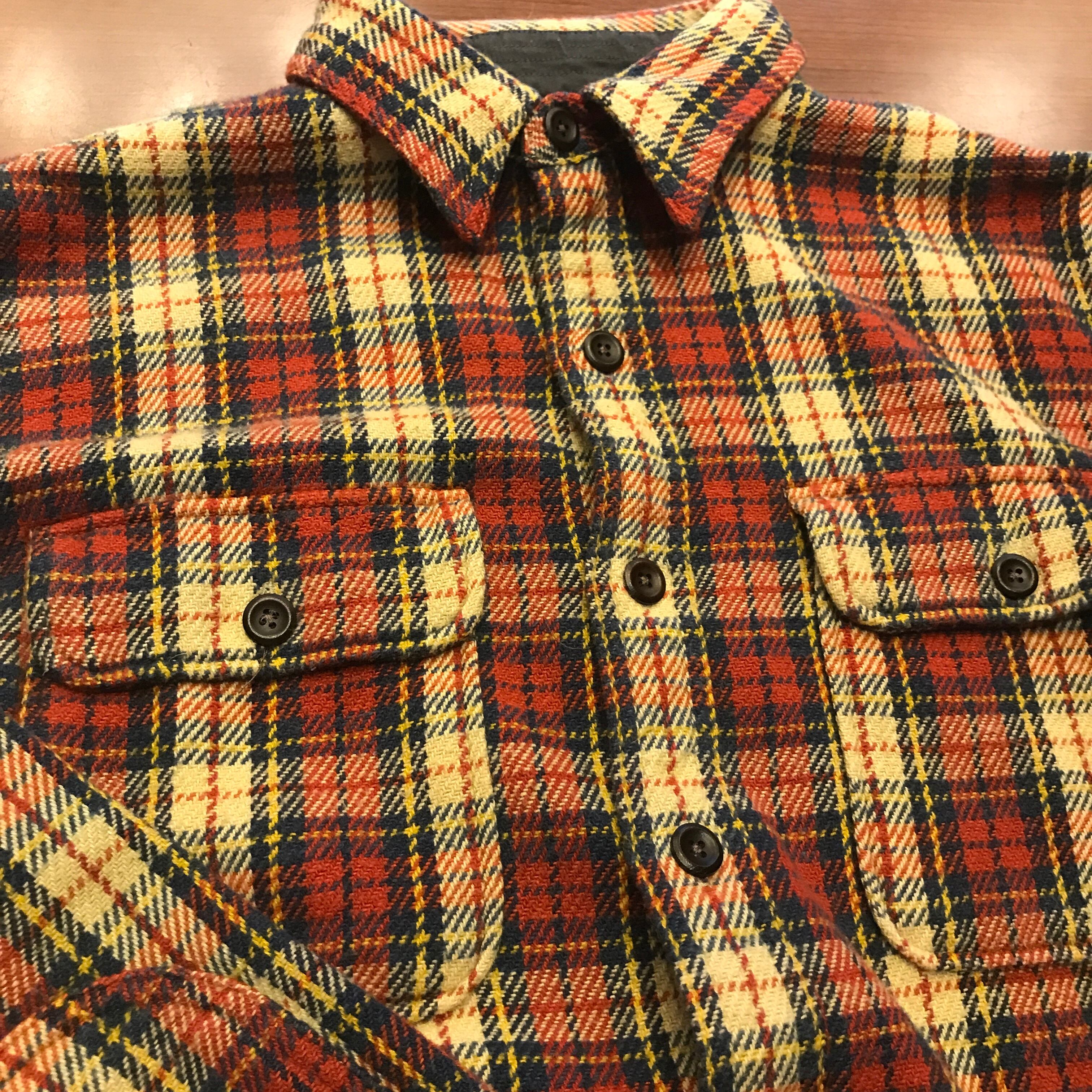 RRL HEAVY FLANNEL CHECK SHIRT | safarionline