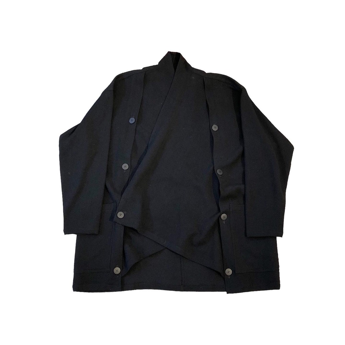 "TAKEZO" Wool Unique design HAORI jacket | Kissmet