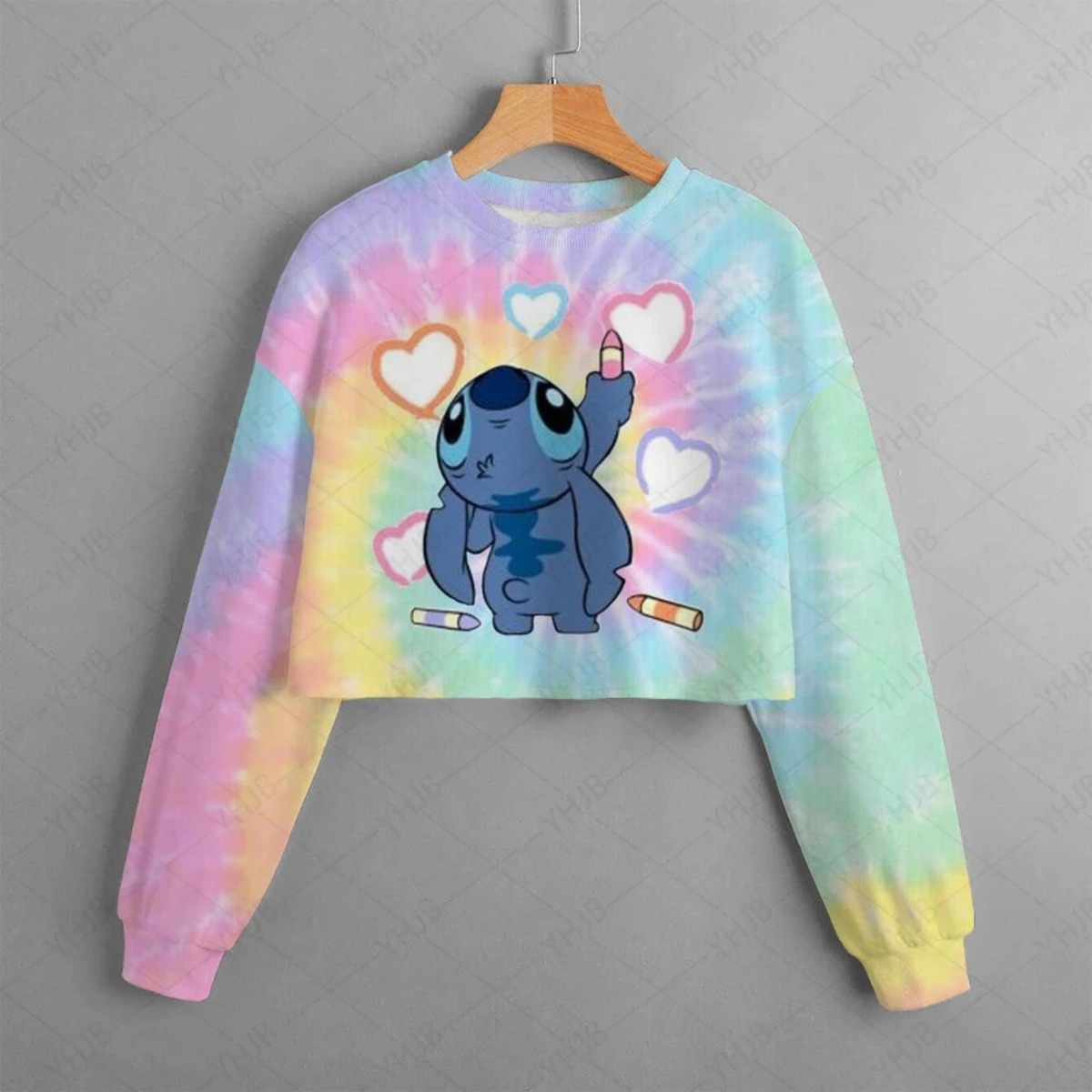 Miniso kromi-女の子のプリントパーカー,原宿スタイルのソフトプルオーバー,かわいいトップ,子供服,y2k セーター ニット シャツ ...