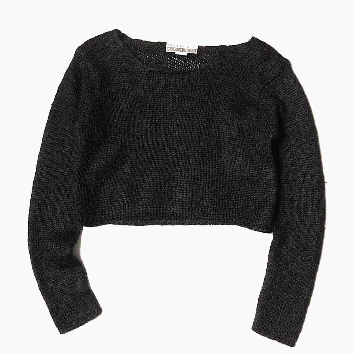 Vintage 90's【REFERENCE POINT】Short Length Mohair Knit Sweater | Antler