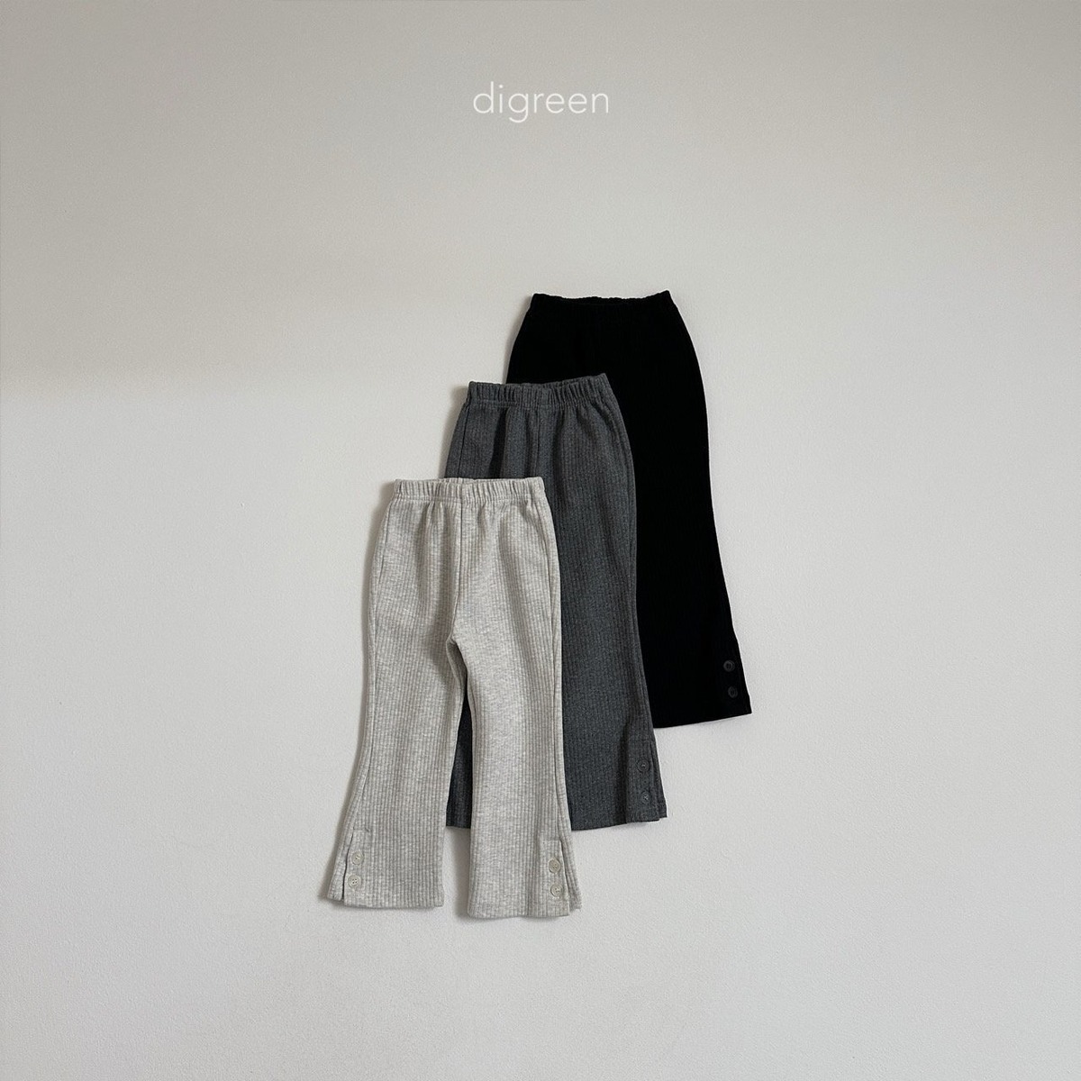 《即納》digreen⌇ Two button boot-cut pants | 韓国子供服-Nolja-【ノルジャ】