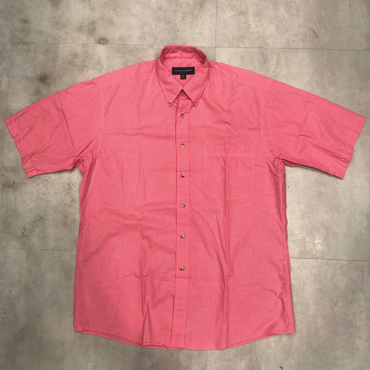 KENNETH GORDON S/S B.D SHIRT M MADE IN USA | safarionline