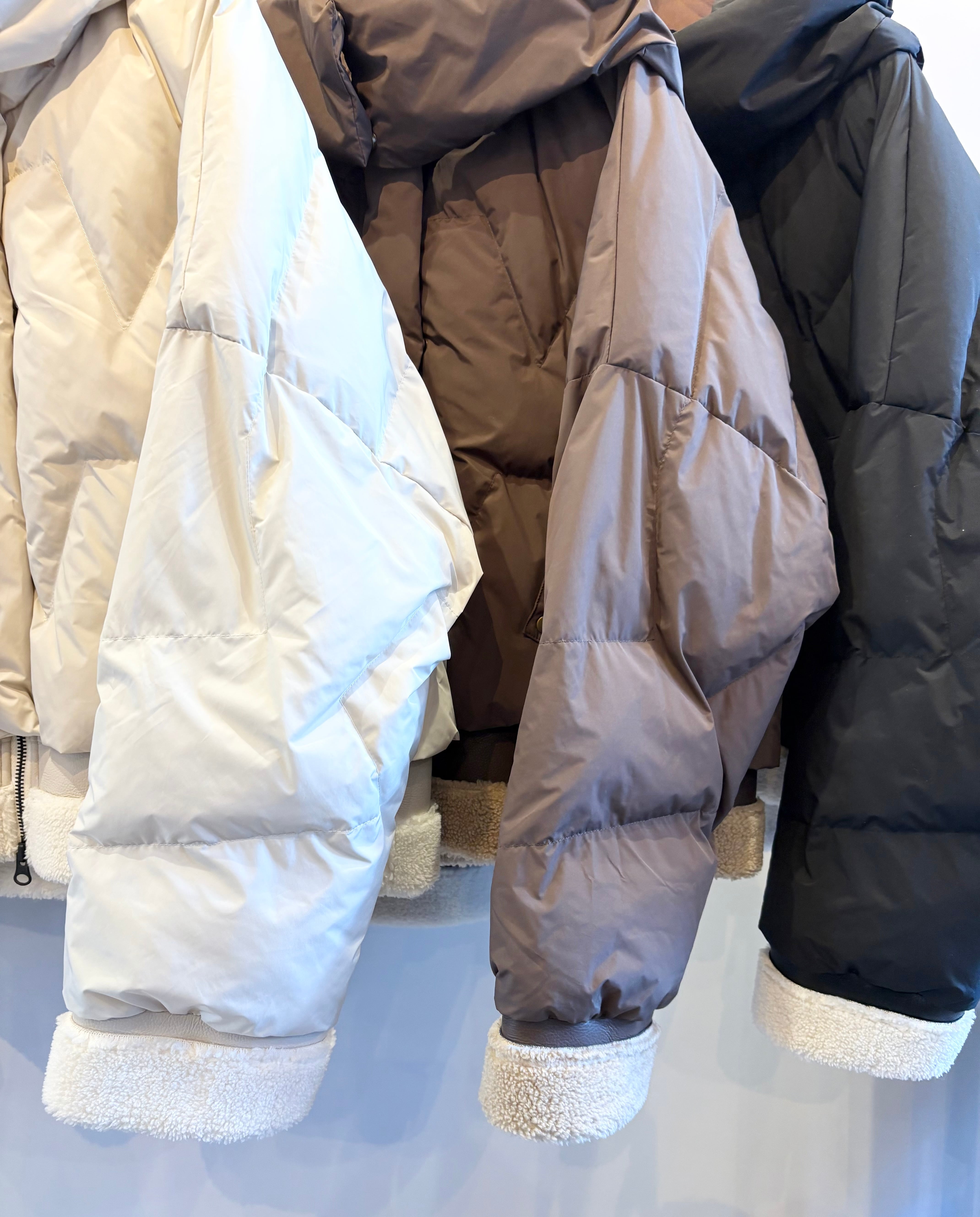 ムートン切り替えダウンジャケット LUGIVA【ルギヴァ】 | KURUKURU大和高田店