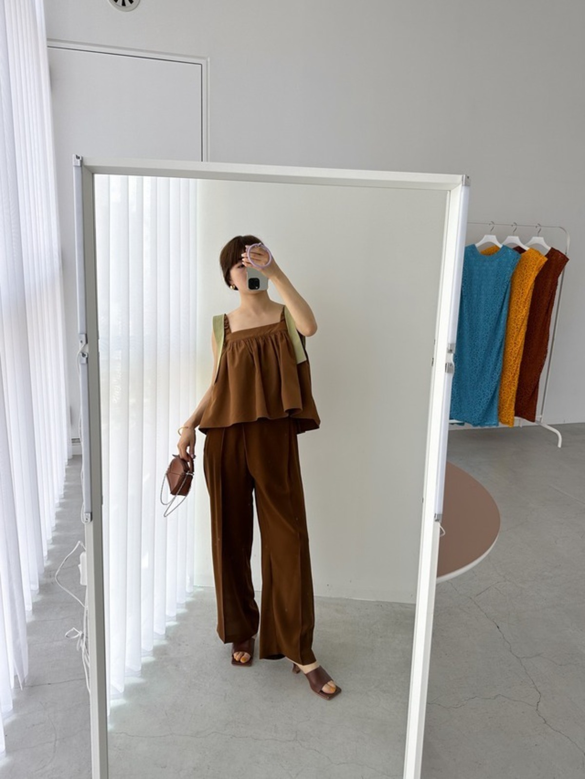 georgette color slacks | Katrin TOKYO