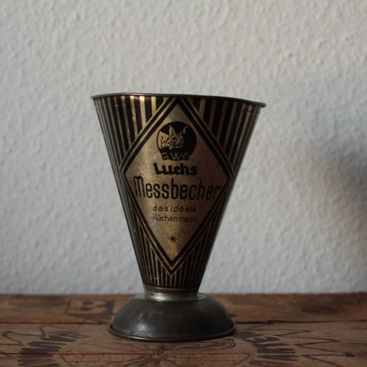 ドイツ ヴィンテージ シャビー Luchs メジャーカップ/計量カップ Messbecher | .usagi