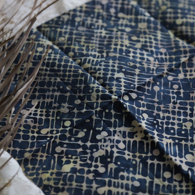 K078 バティック生地 カットクロス 布 5枚 はぎれ ろうけつ染め インポート生地 | batikkoto