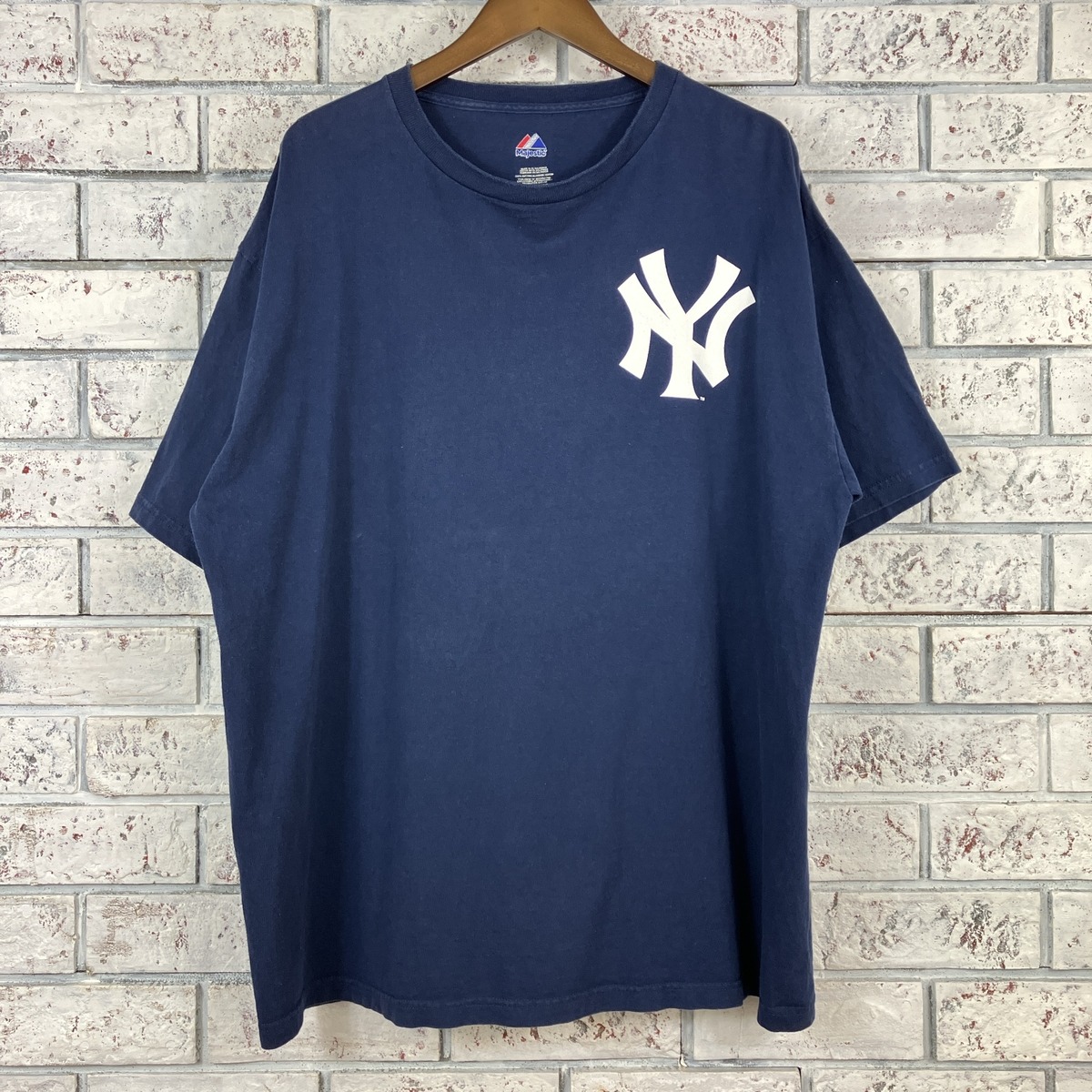 MLB MAJESTIC ニューヨーク ヤンキース Tシャツ NEW YORK YANKEES T-SHIRTS ニックスウィッシャー ...