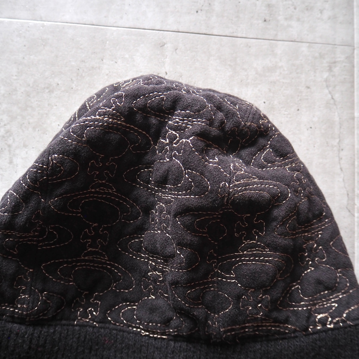 2000s "Vivienne Westwood" Cotton Knit Bucket Beanie | Aevum
