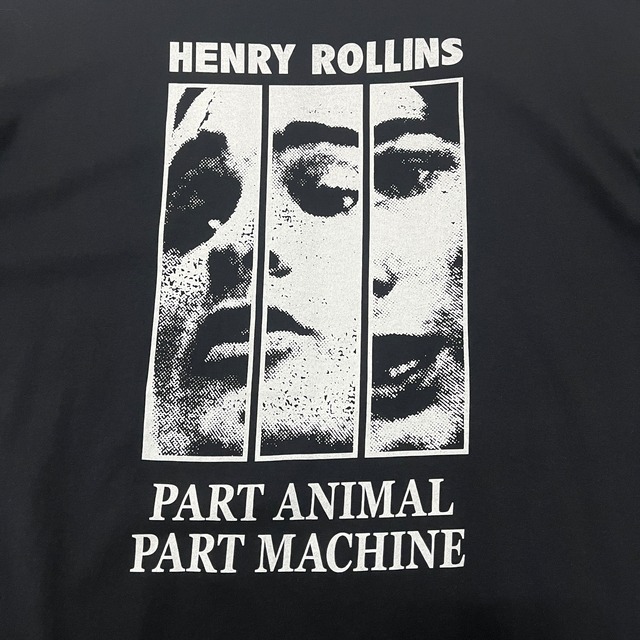 HENRY ROLLINS PART ANIMAL PART MACHINE ロリンズバンド Tシャツ | BANCA