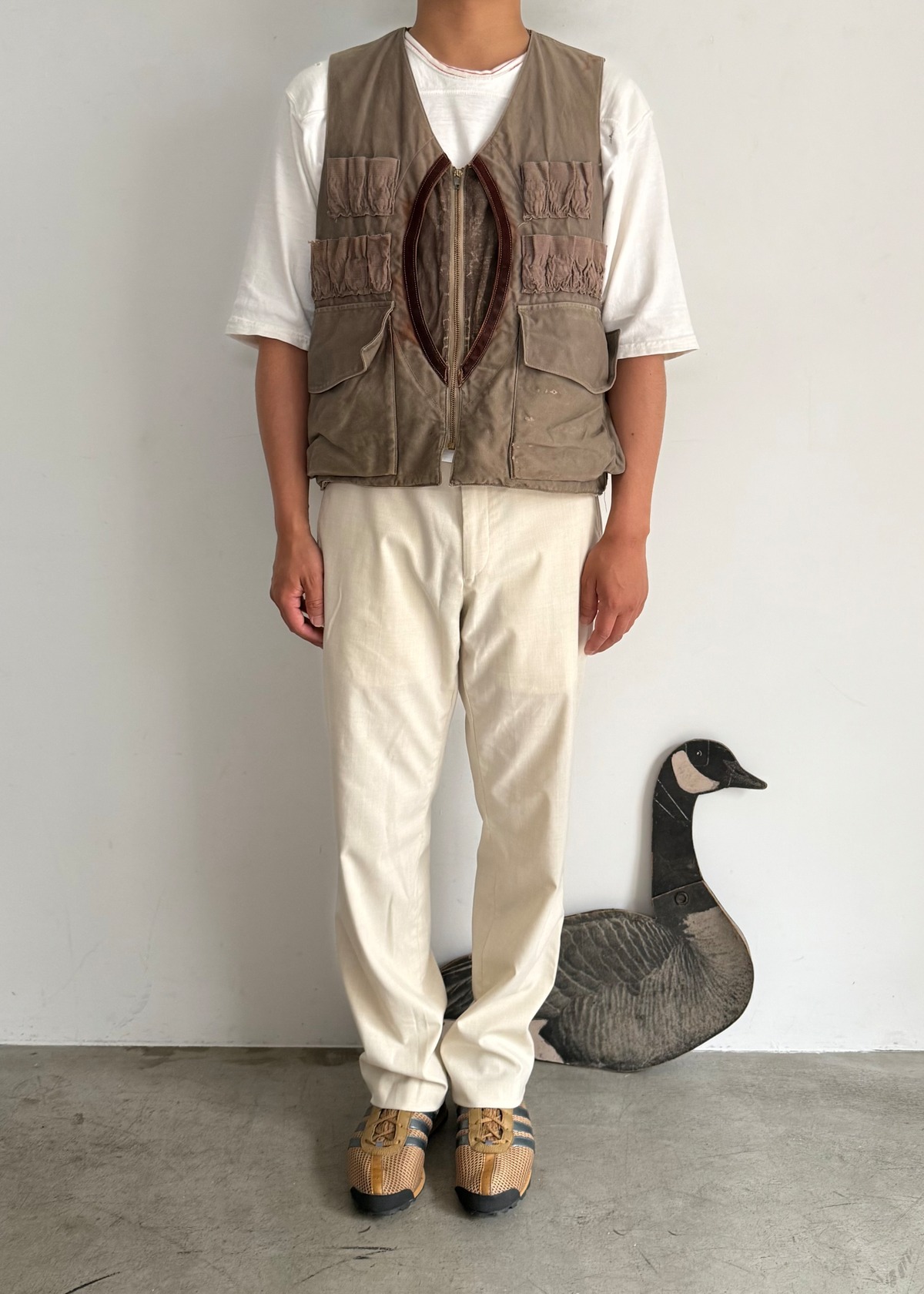 1960’s WOOD STREAM MASLAND Half Moon vest | EVERYTHING WAS BEAUTIFUL