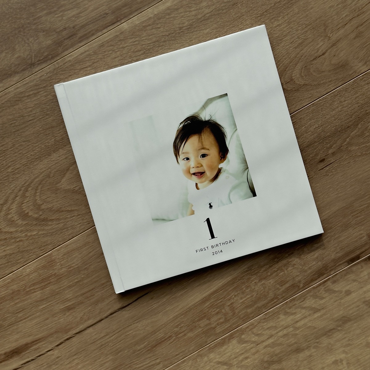誕生日メッセージ入り フォトアルバム[表紙写真あり] BASIC 18p 31-50cut | ハーフバースデー・1歳・2歳・ファーストバースデー・First birthday・おしゃれ・日本 ...