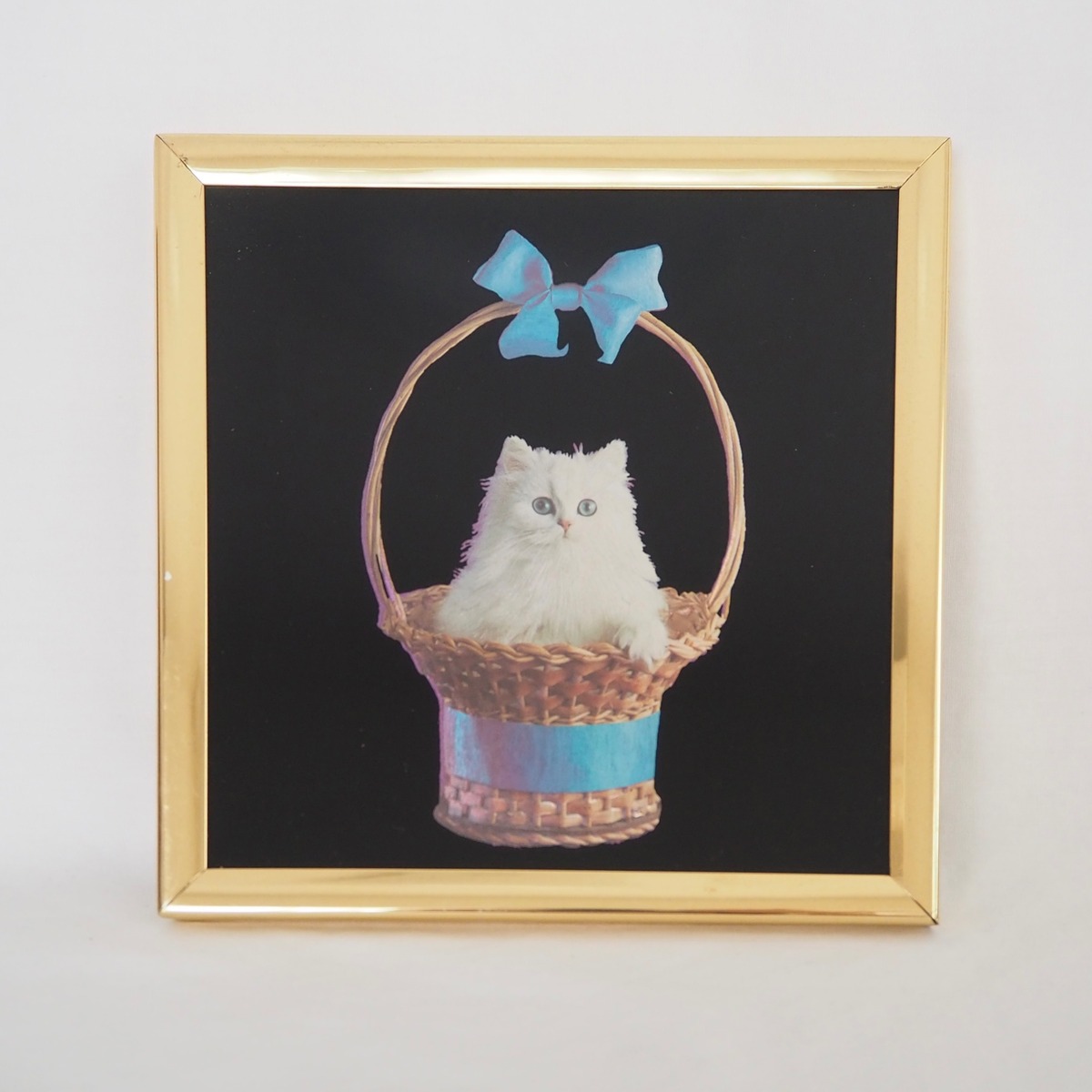 #785 We Love Animals!2- Cat art frame | Onunu｜心ときめくアメリカンヴィンテージ雑貨
