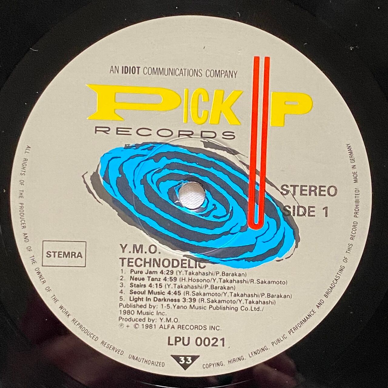 【LP】Yellow Magic Orchestra ‎– Technodelic | マメシバレコード mameshiba records