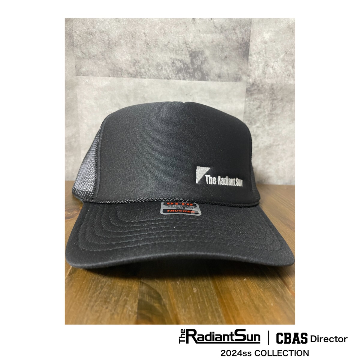 【TRS™】 TRS™ LOGO MESH CAP / BLACK | THE RADIANT SUN