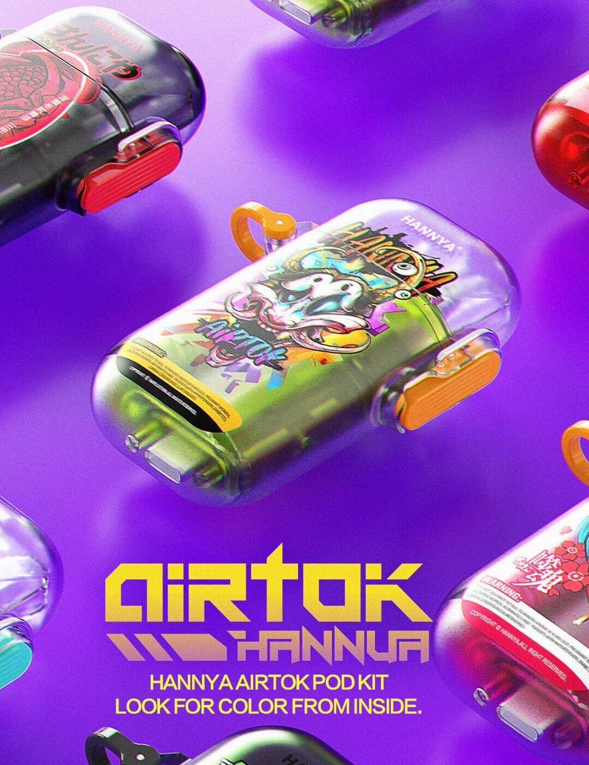 VAPELUSTION HANNYA AIRTOK POD KIT | VAPE CREW