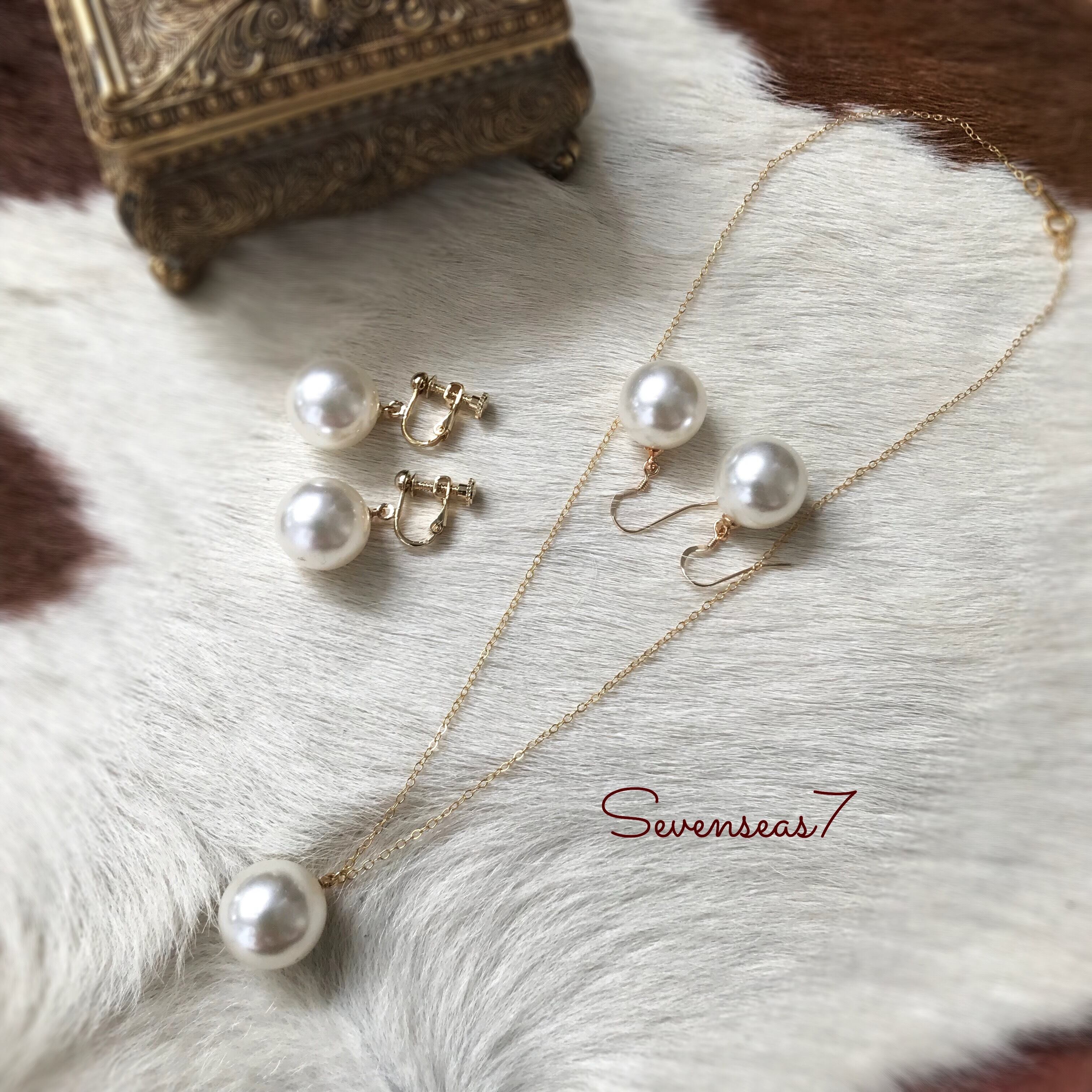 大粒パール1粒ネックレス(14kgf) | Pay ID