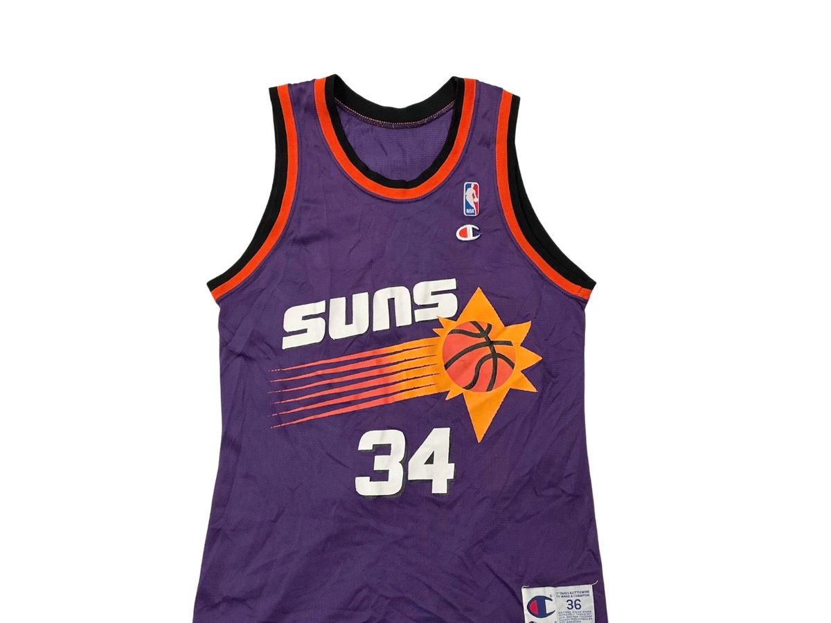 90s NBA PHOENIX SUNS CHAMPION 34 GAME SHIRTS made in USA | BLACK BOX STORE