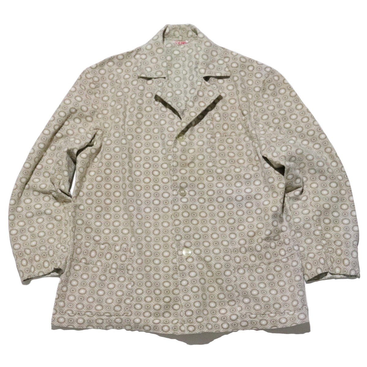 60's EURO psych print sleeping shirt | Bokeh