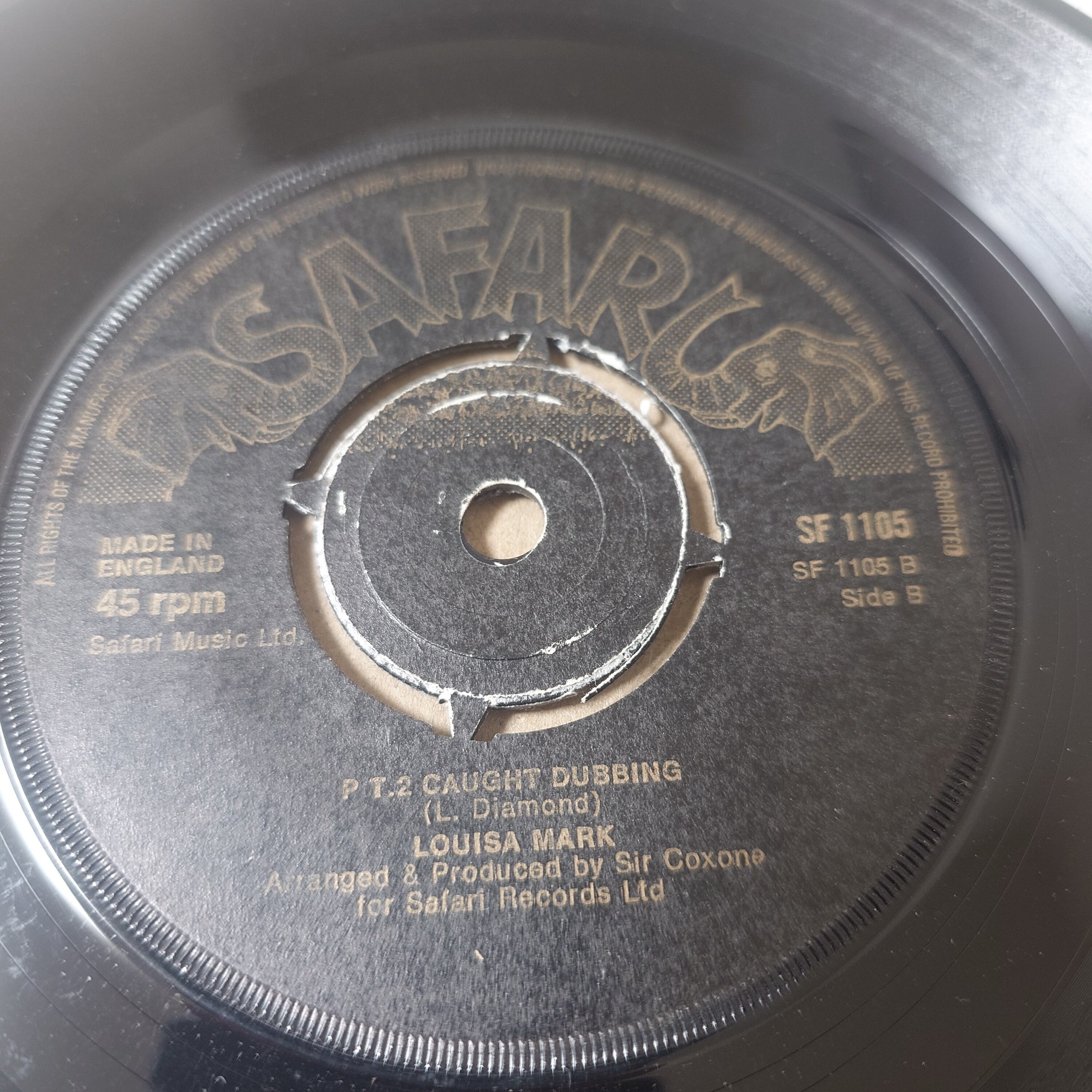 Louisa Mark - Caught You In A Lie // Safari Records 7inch / Marks / レゲエ ...