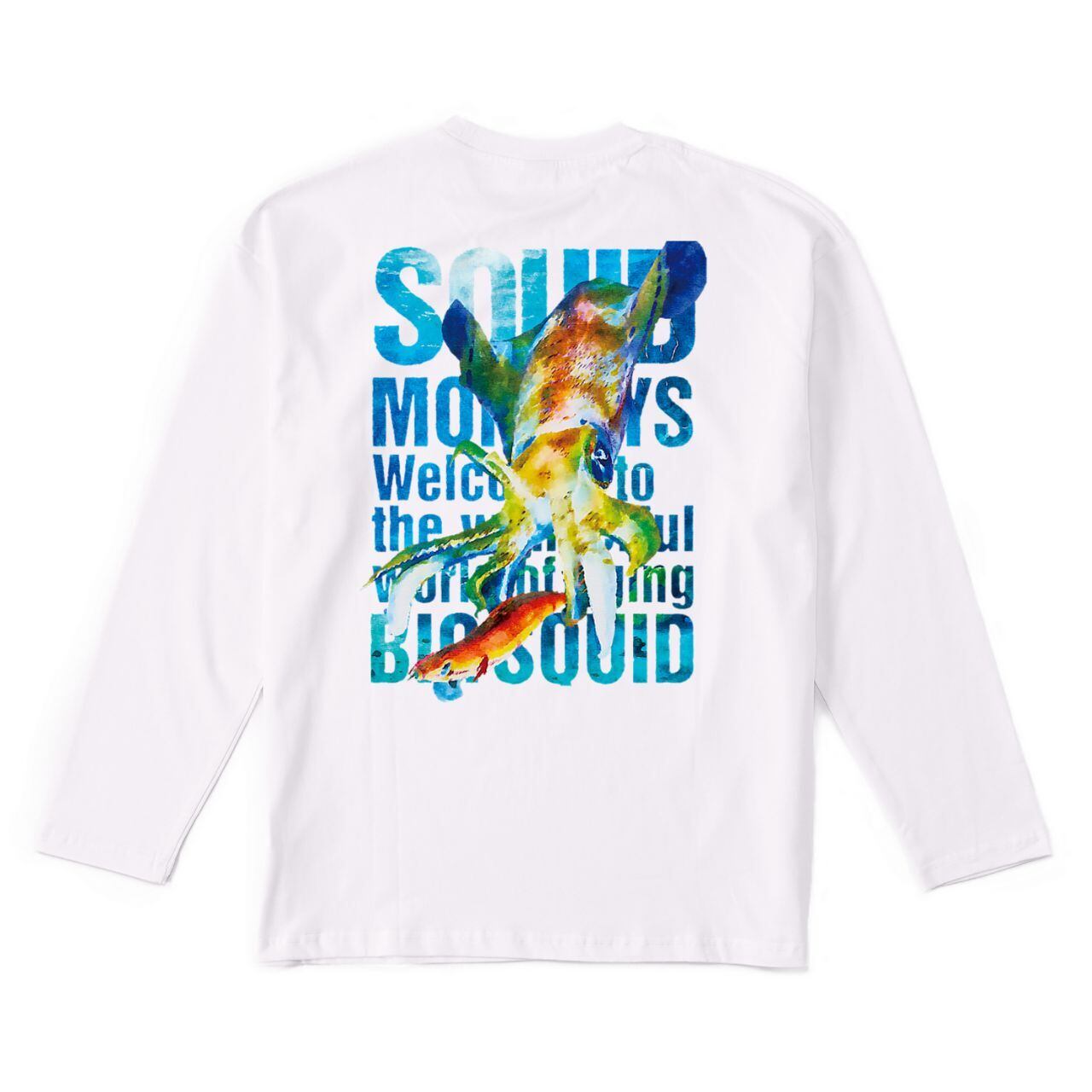 WELCOME TO THE WORLD OF SQUID MONKEYS LONG TEE | SQUID MONKEYS Online Shop