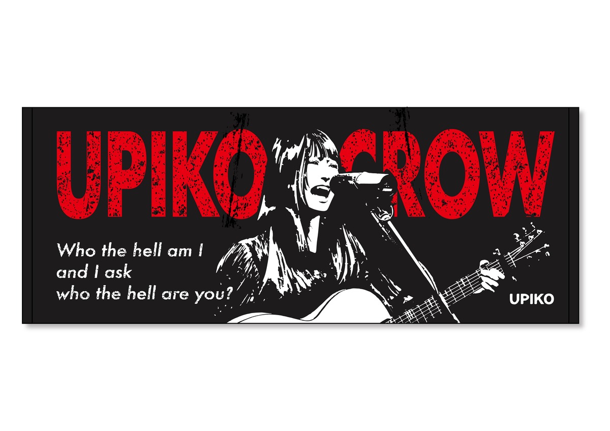 【数量限定／Limited Edition】うぴ子「カラス」フェイスタオル／UPIKO FACE TOWEL | UPIKO OFFICIAL ...