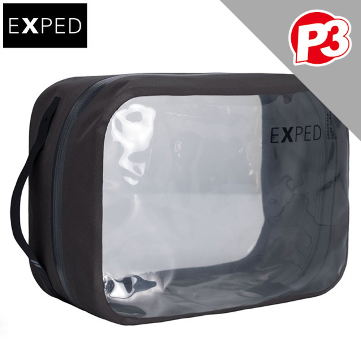 40%OFF [エクスペド] EXPED / Organizer Cube Clear 6 チャコール | p3tools
