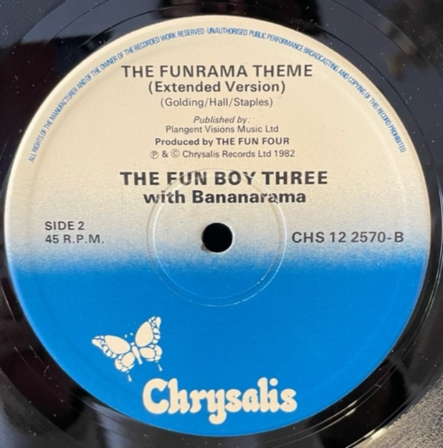 THE FUN BOY THREE with BANANARAMA "IT AINT WHAT YOU DO" 12" | EAD RECORD