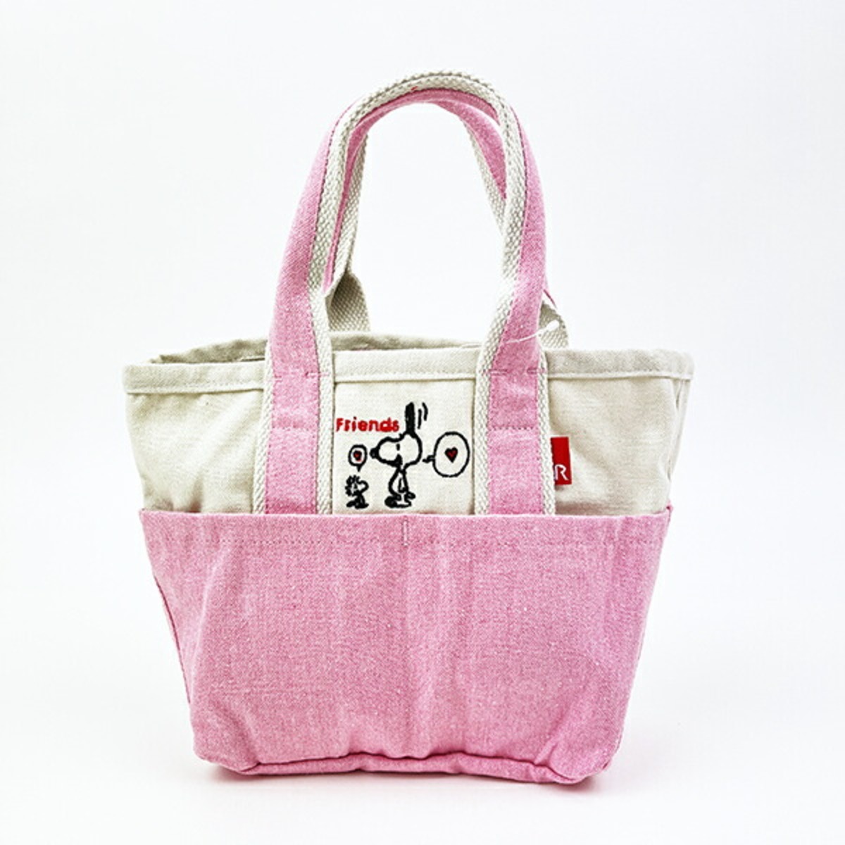 スヌーピー トートバッグ(S) (ピンク) ランチ SNOOPY ROOTOTE ルートート コラボ | キャラクターグッズの「Perfect World Tokyo」