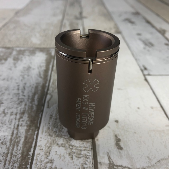 NOVESKE FIRE PIG ノベスケ フラッシュハイダー 14mm逆ネジ対応 ダークアース KX3 | MILQUEST(ミルクエスト)