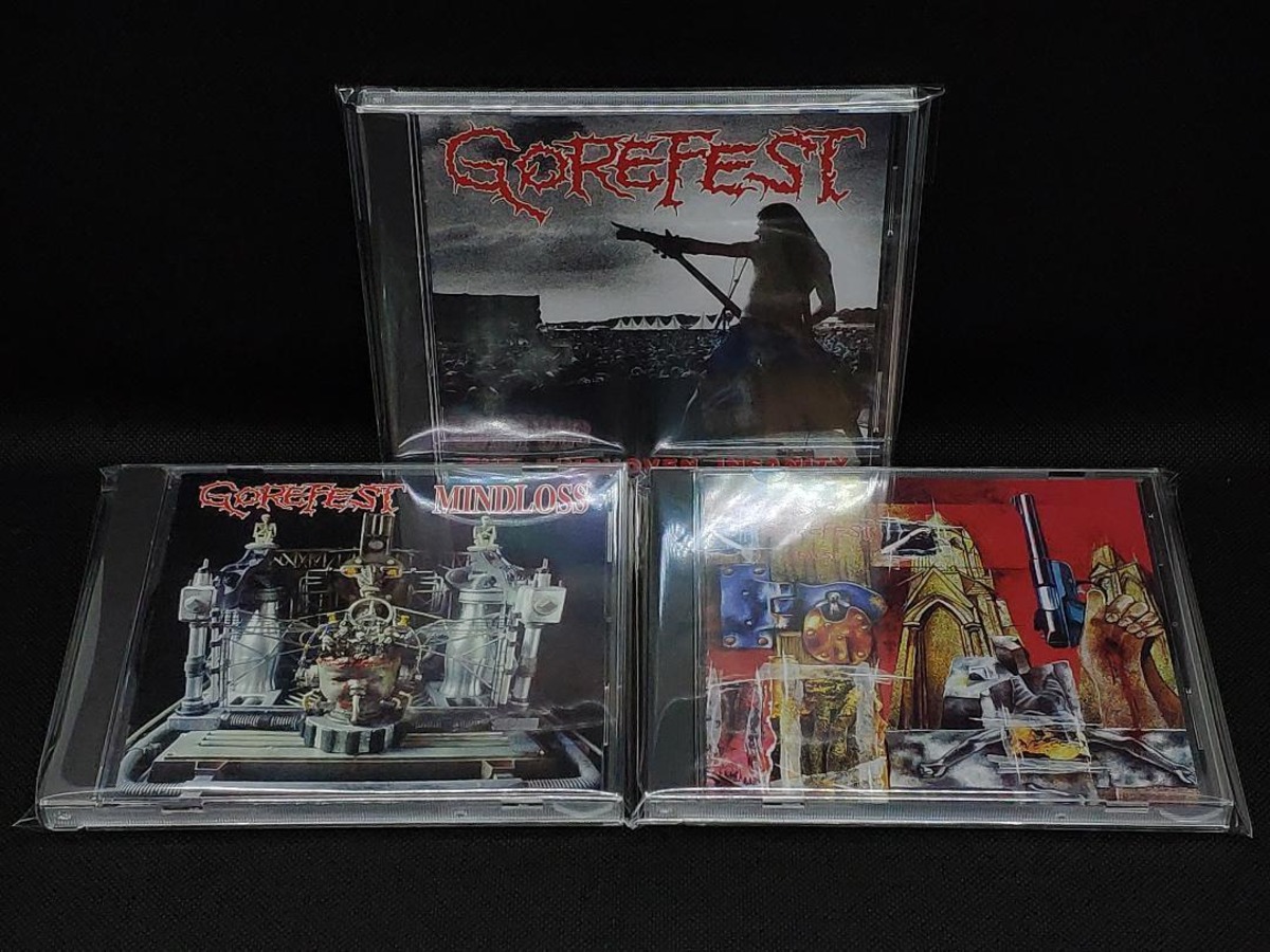 3枚セット！/Gorefest ゴアフェスト/Mindloss/False/The Eindhoven Insanity/デスメタル ...