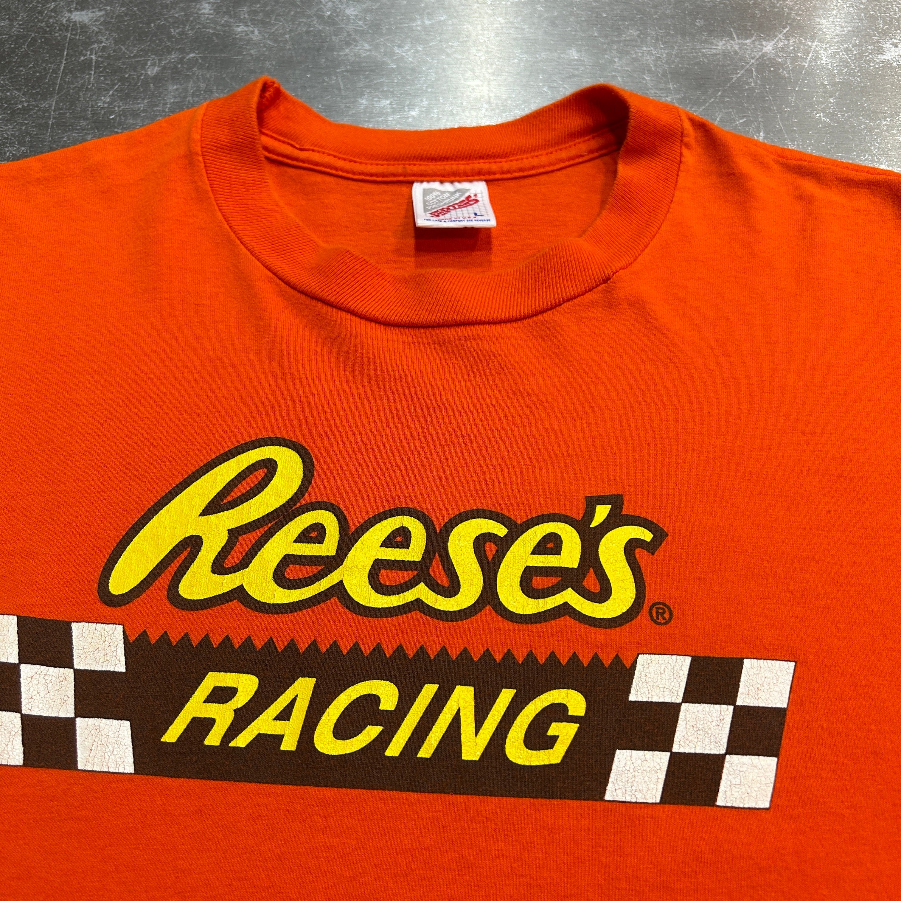 ⊕1980s JERZEES "REESE'S RACING" T-SHIRT | safarionline