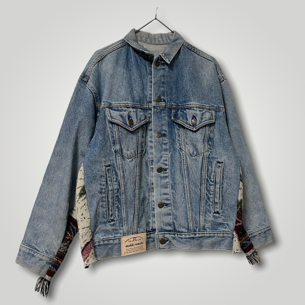 remake denim jacket | makki official