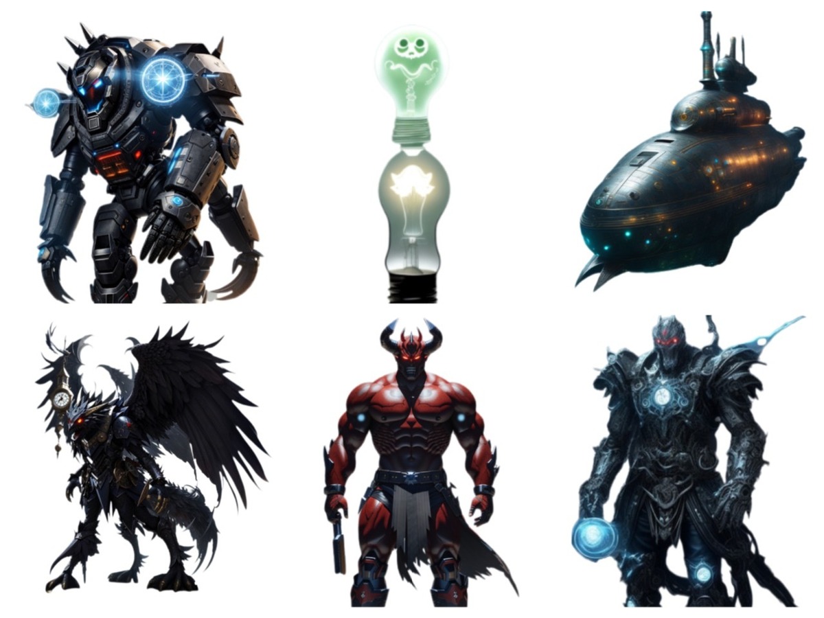 RPG向けマシン系モンスター素材セット | ホルロのゲームショップ