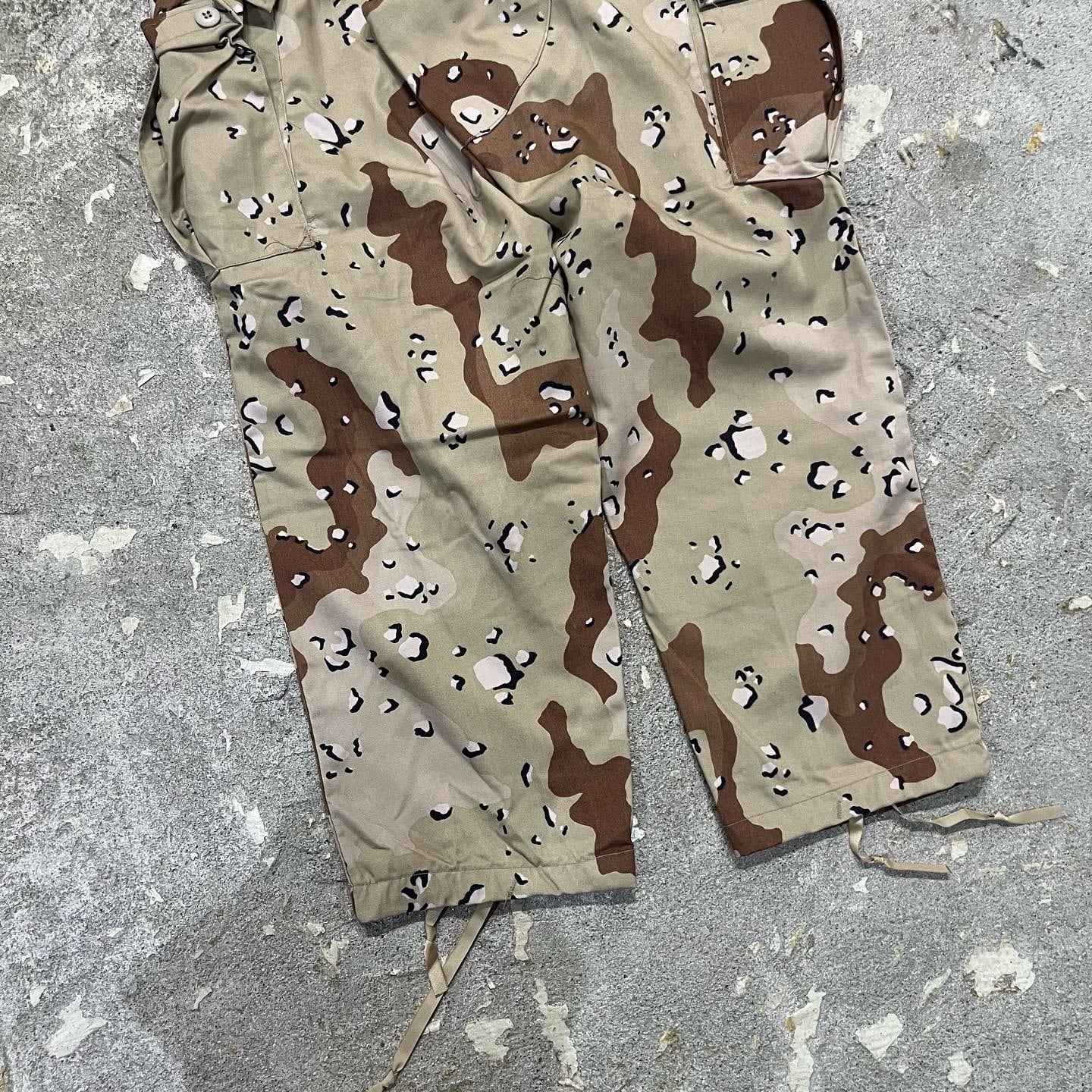 Dead Stock!!83s US ARMY BDU chocolate chip camouflage cargo pants ...