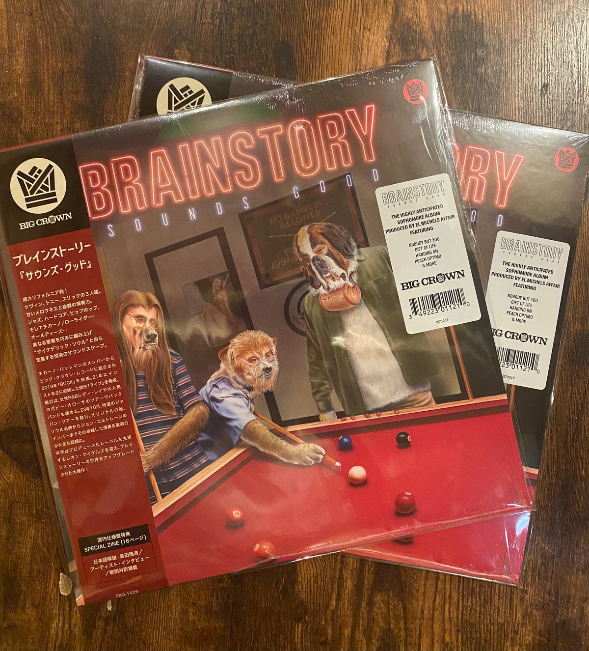 BRAINSTORY / SOUNDS GOOD(LP＋ZINE) | bushbash
