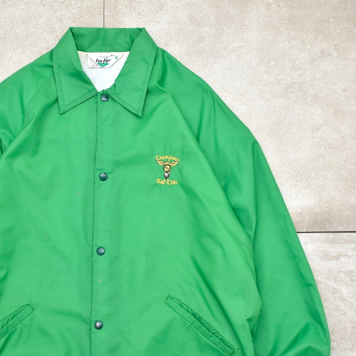80s turFer nylon coach jacket Made in USA | 古着屋 grin days memory 【公式】古着 ...