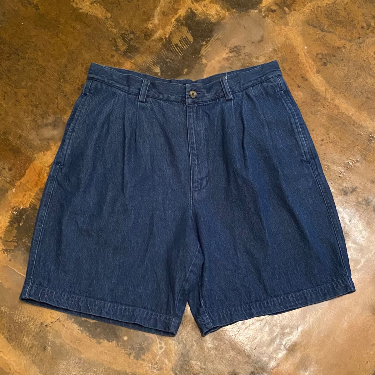 90s Denim Slacks Shorts | NICO / BANK