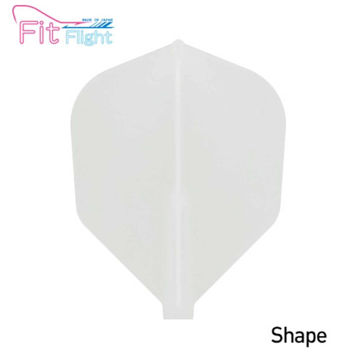 Fit Flights [Shape] Natural White | ダーツショップ Dx3