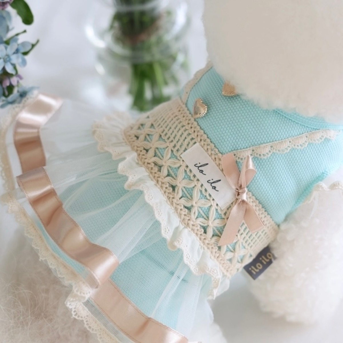 予約【ilo ilo】Jennie Ops(Anti-Bug) Mint | ペット用品 LALA BASE ～ Pet Wear Select Shop