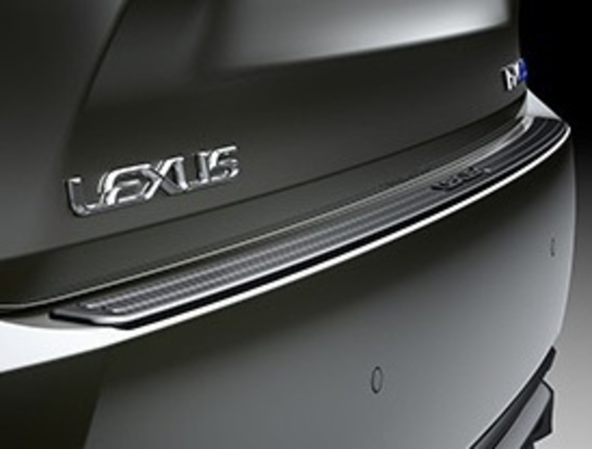 Lexus RX 200t/300/450h Rear Bumper Protection Plate (ABS) | LEXUS ...