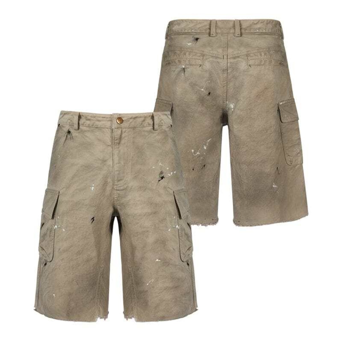 【ANTIDOTE WORLDWIDE】Dirty Cropped Overalls | P3398STORE
