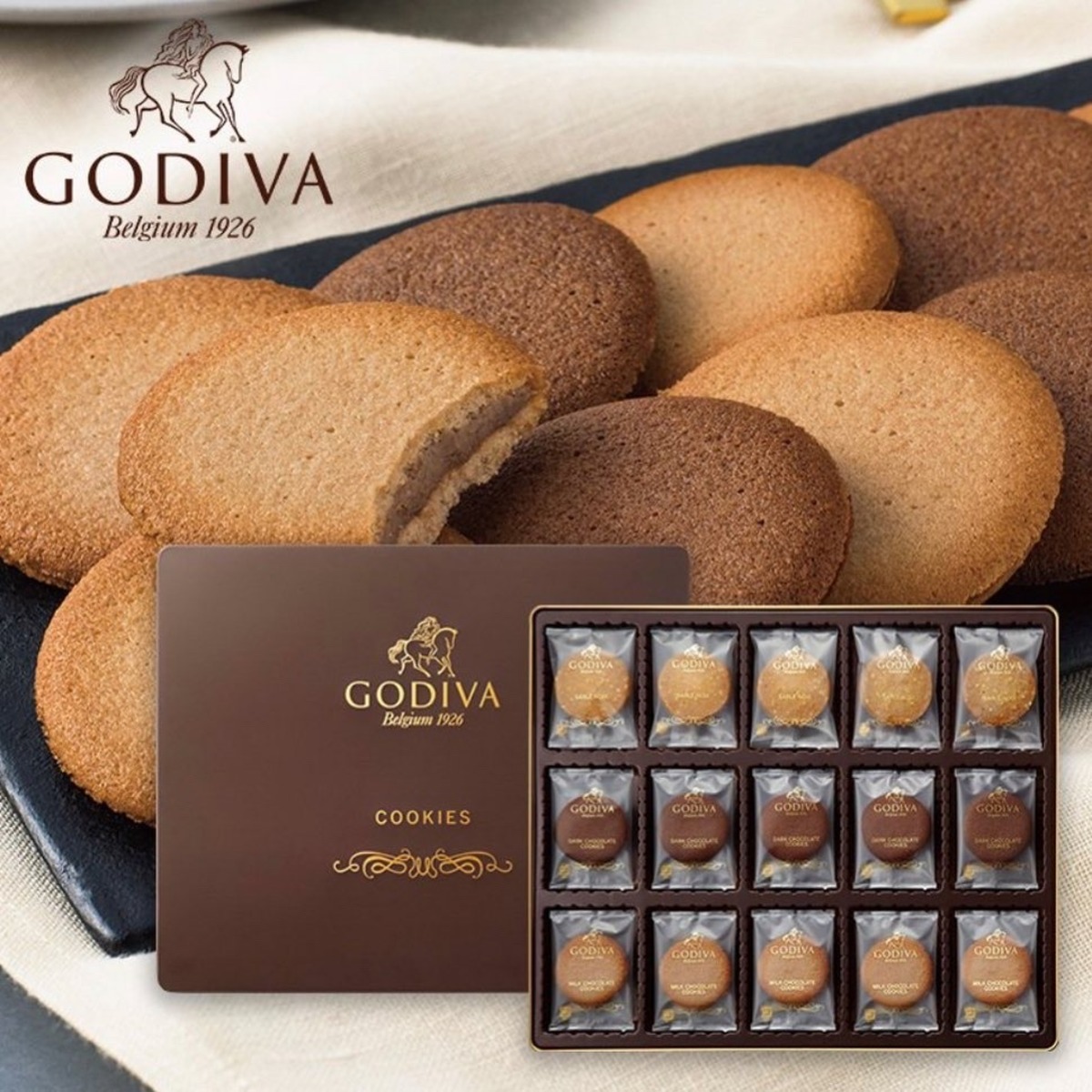 GODIVAクッキーアソートメント55枚入 | 三愛ギフト