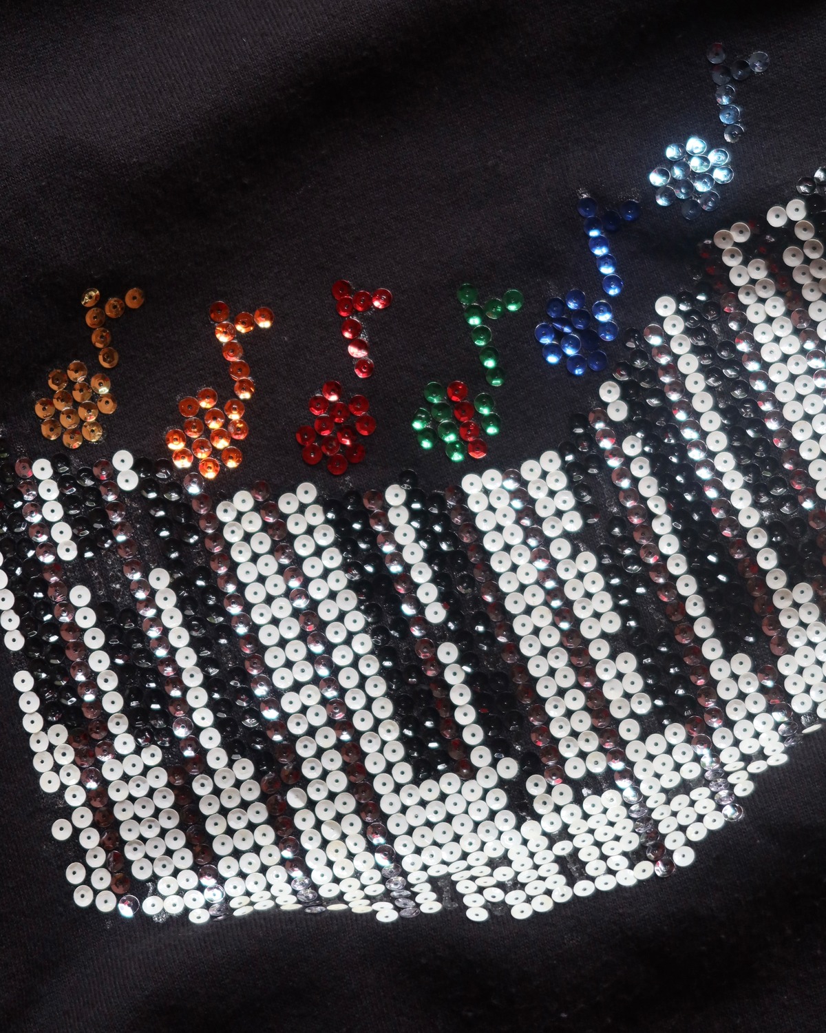 90’s Hanes sequin sweat shirt | CTC STORE