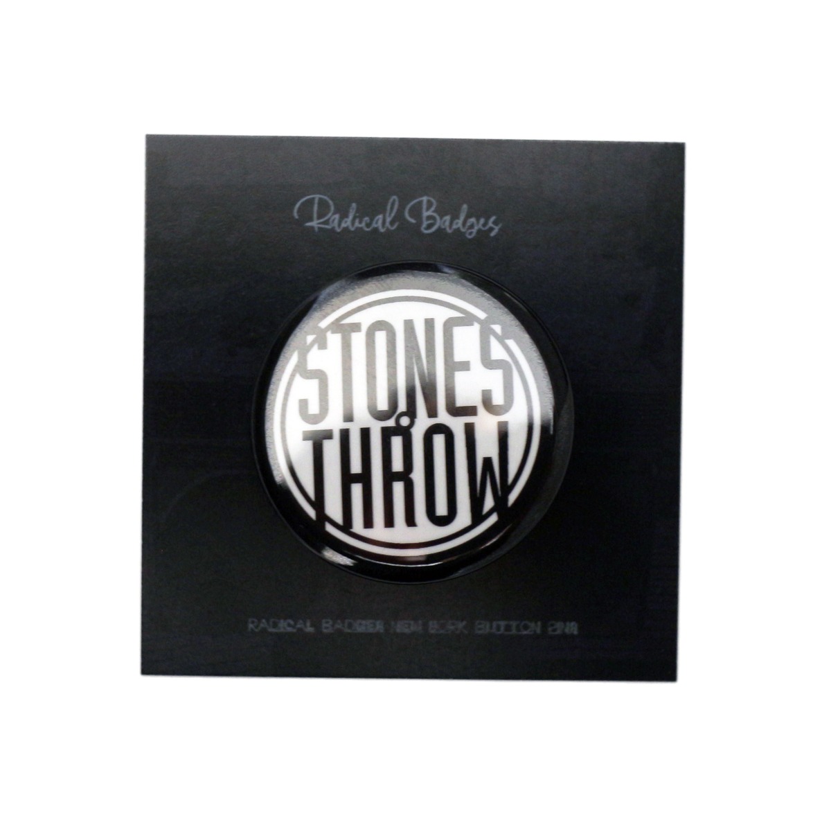 Radical Badge Stones Throw Records PinBack Button | mingus