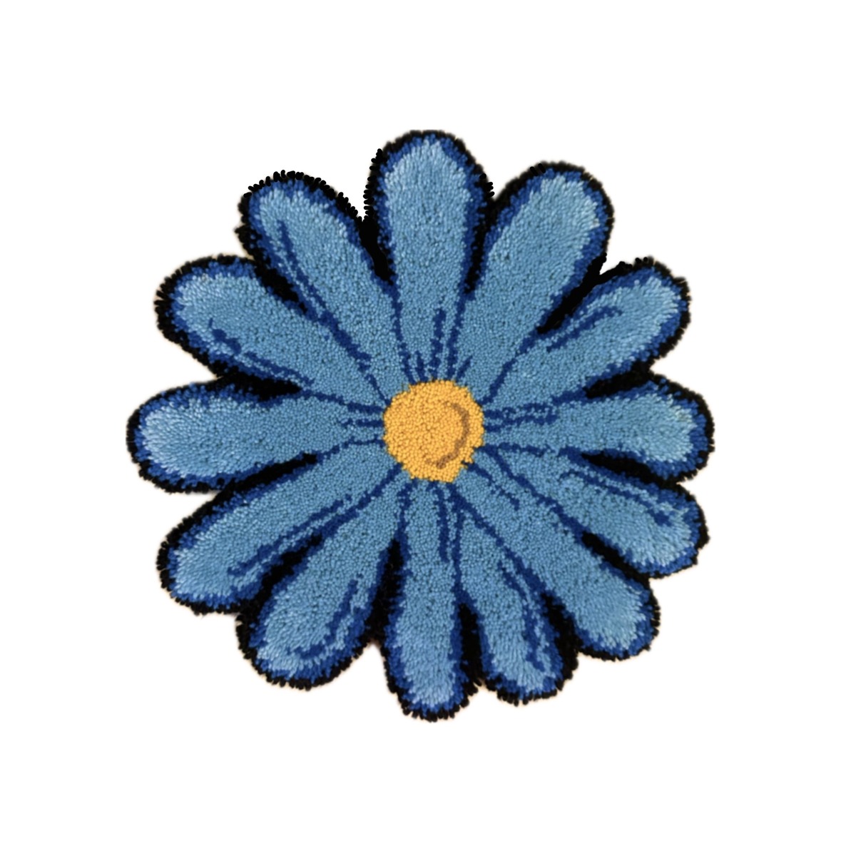 Flower (blue) | ampm TUFTING SHOP