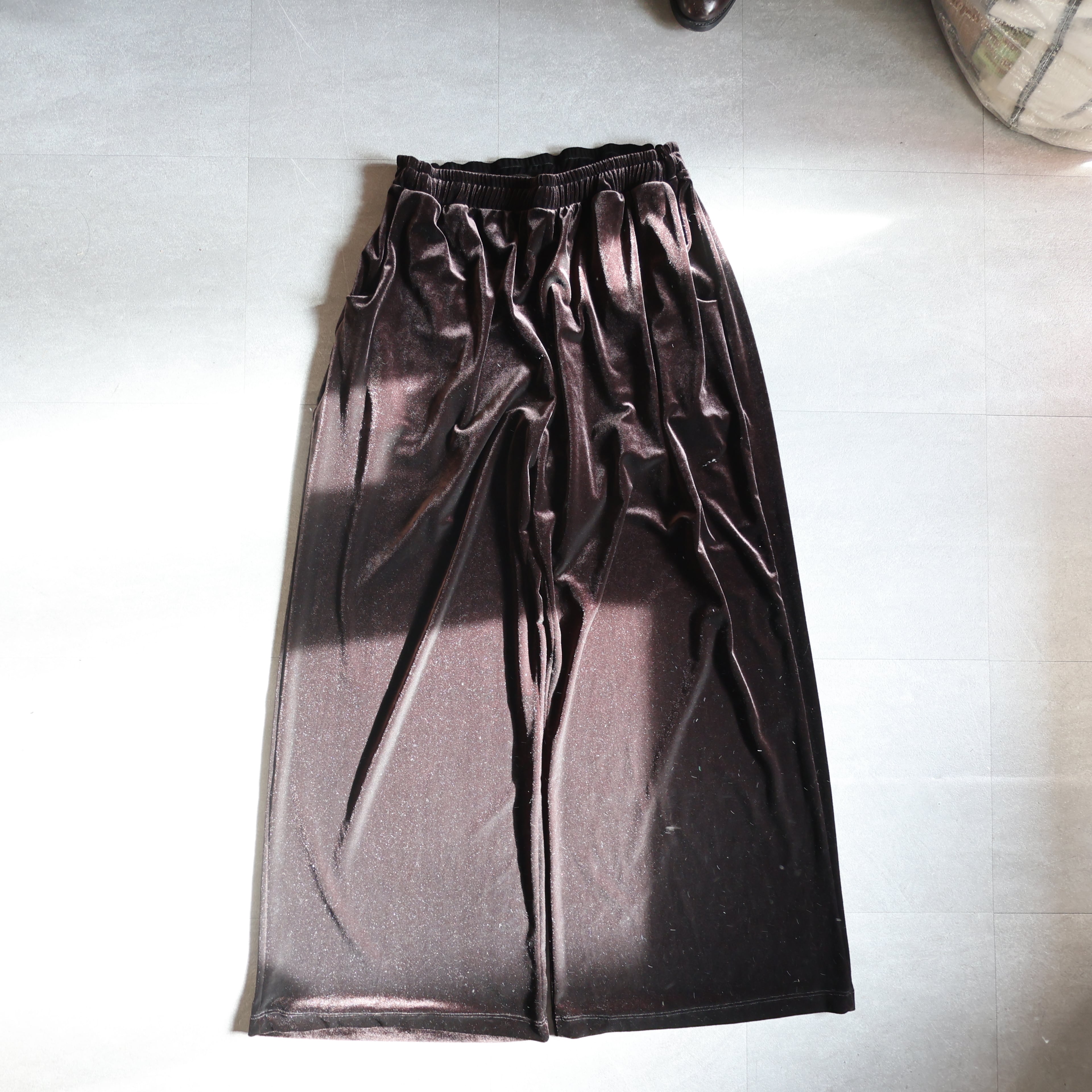 【USED】90s Mexico製 velours wide pants | mother. used ＆ vintage