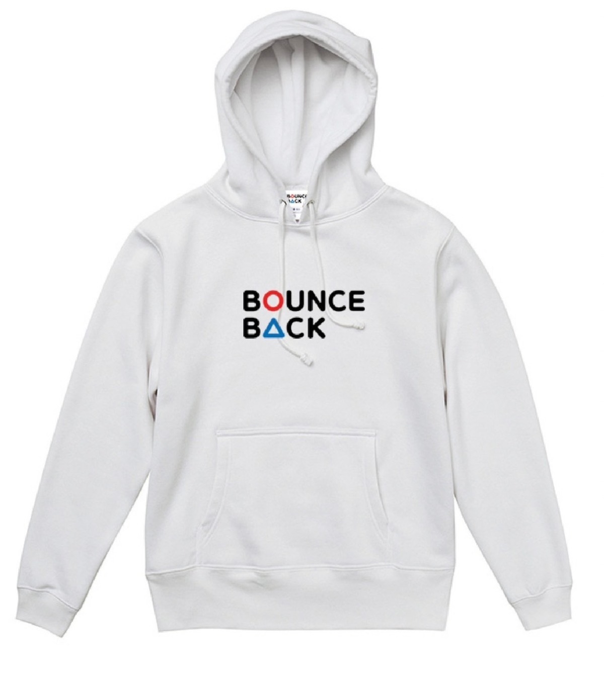 BOUNCEBACKフーディー（ホワイト） | BOUNCEBACK Online Store