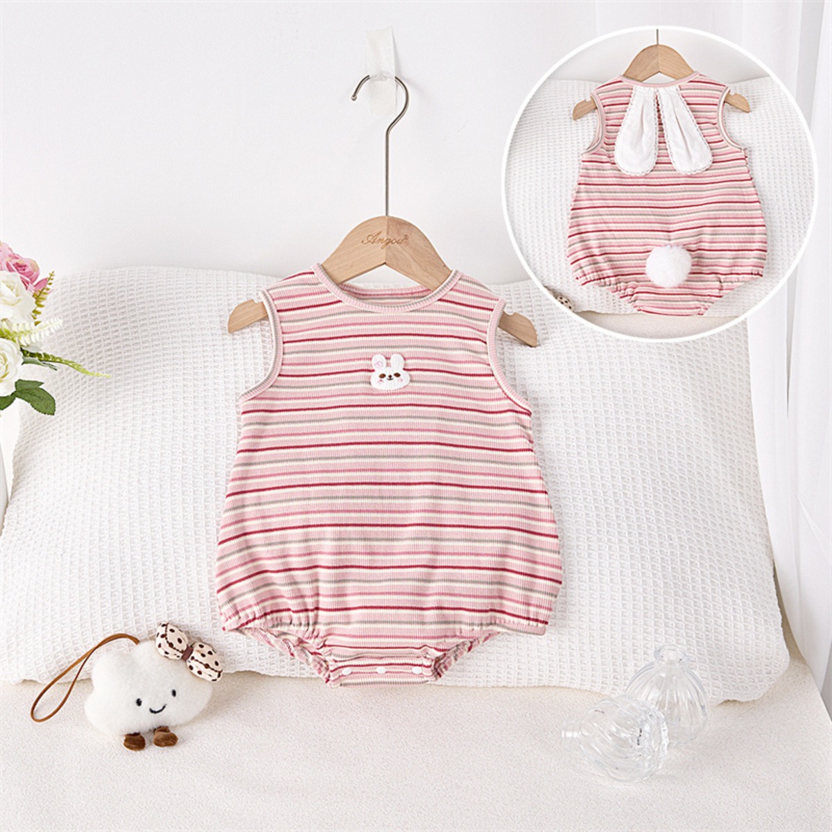 bunny ear rompers | mimi